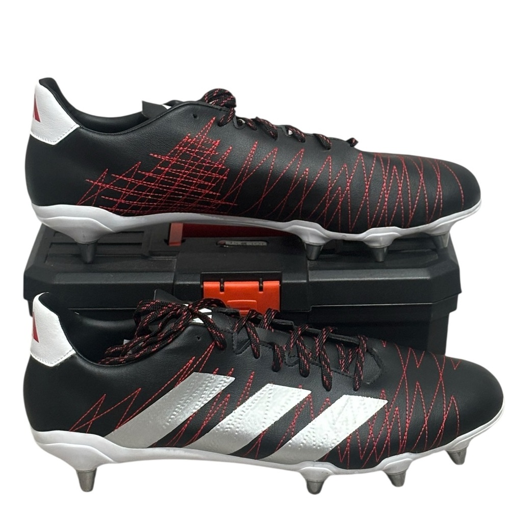 Adidas Mens Kakari Sg Core Black/White/Better Scarlet… - Gem